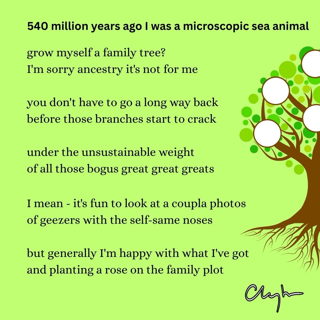 540 million years ago I was a microscopic sea animal | jim clayton