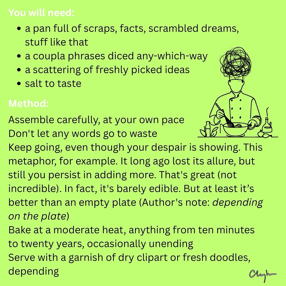 how to make a poem | jim clayton